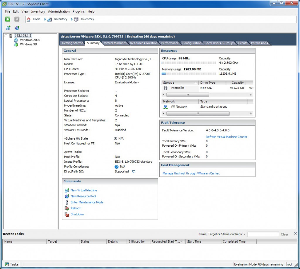 VMware ESXI Low Power Home Server Lab Build