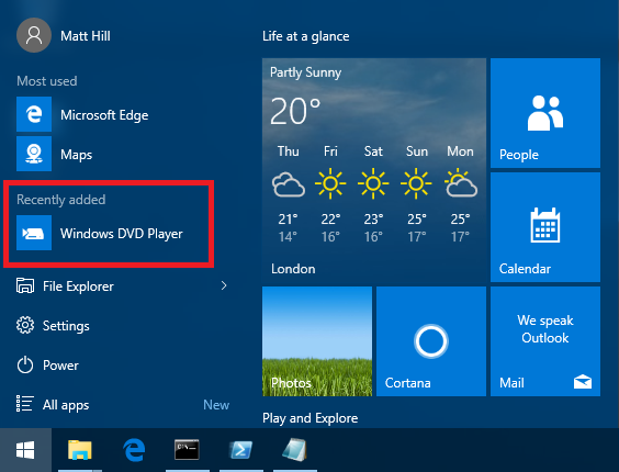 Re Install The Windows 10 DVD Player For Free - How To
